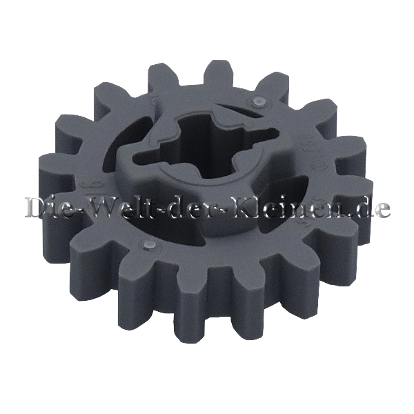 LEGO® Technic Zahnrad mit 16 Zähnen Mittelsteingrau (MED. ST. GRAY ...